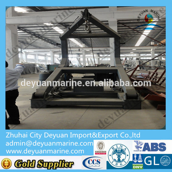 Life Boat Davit Marine Full Enclosed Davits With CCS ABS BV ...