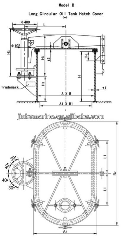 Marine Rotating Oil Tight Hatch Cover From China Suppliers-Lifeboat ...
