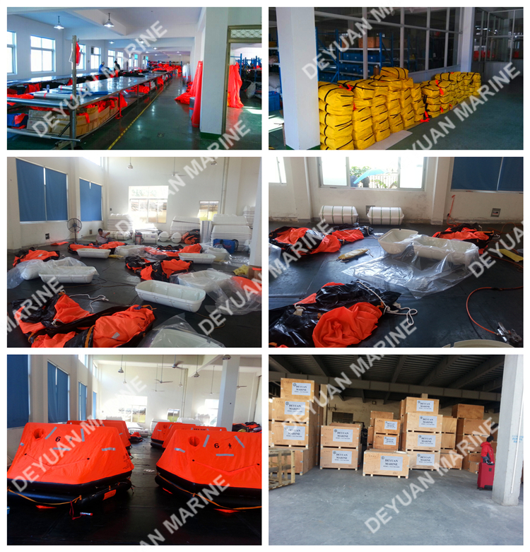 12 Man Yacht Type Inflatable Life raft with GL Test Certificate From ...