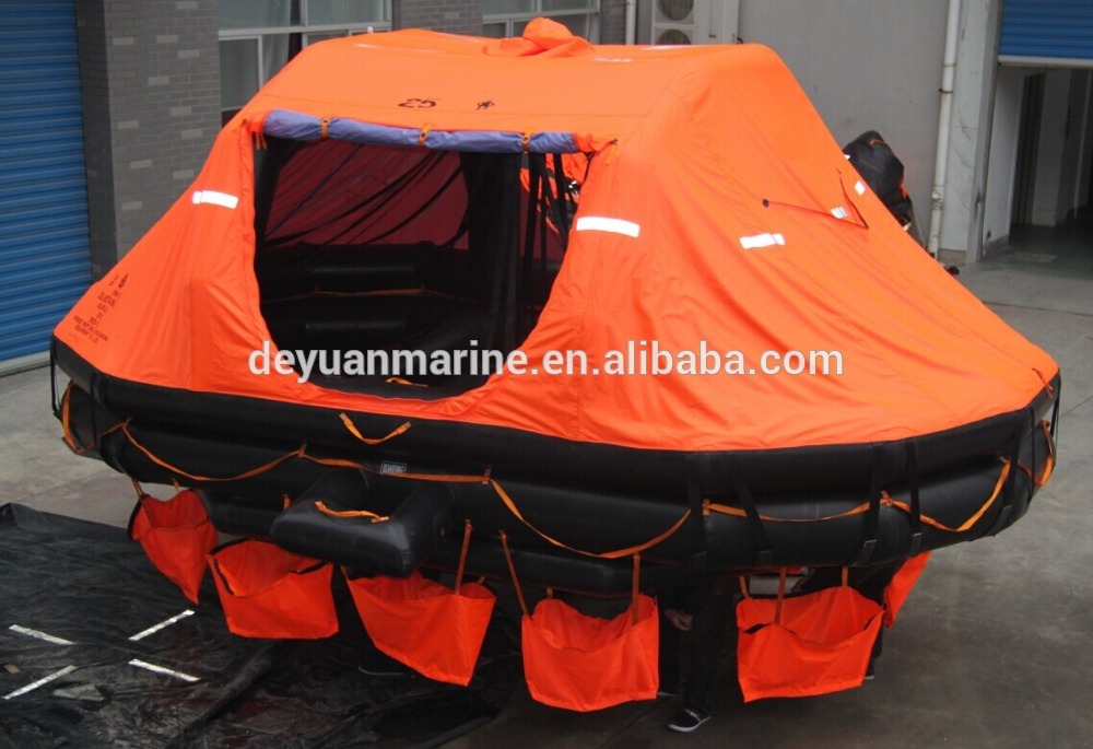 Rigid Type Davit-launched Self-righting Inflatable Life raft SOLAS ...