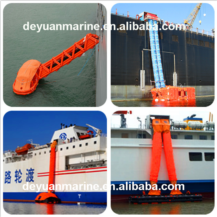 Single chute vertical passage Marine Evacuation System From China ...