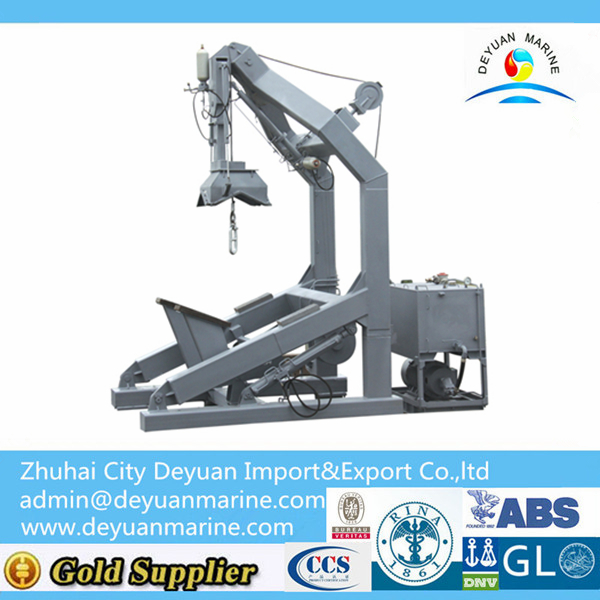 Gravity Luffing Arm Type Davit Free Fall Lifeboat Launching Appliance ...